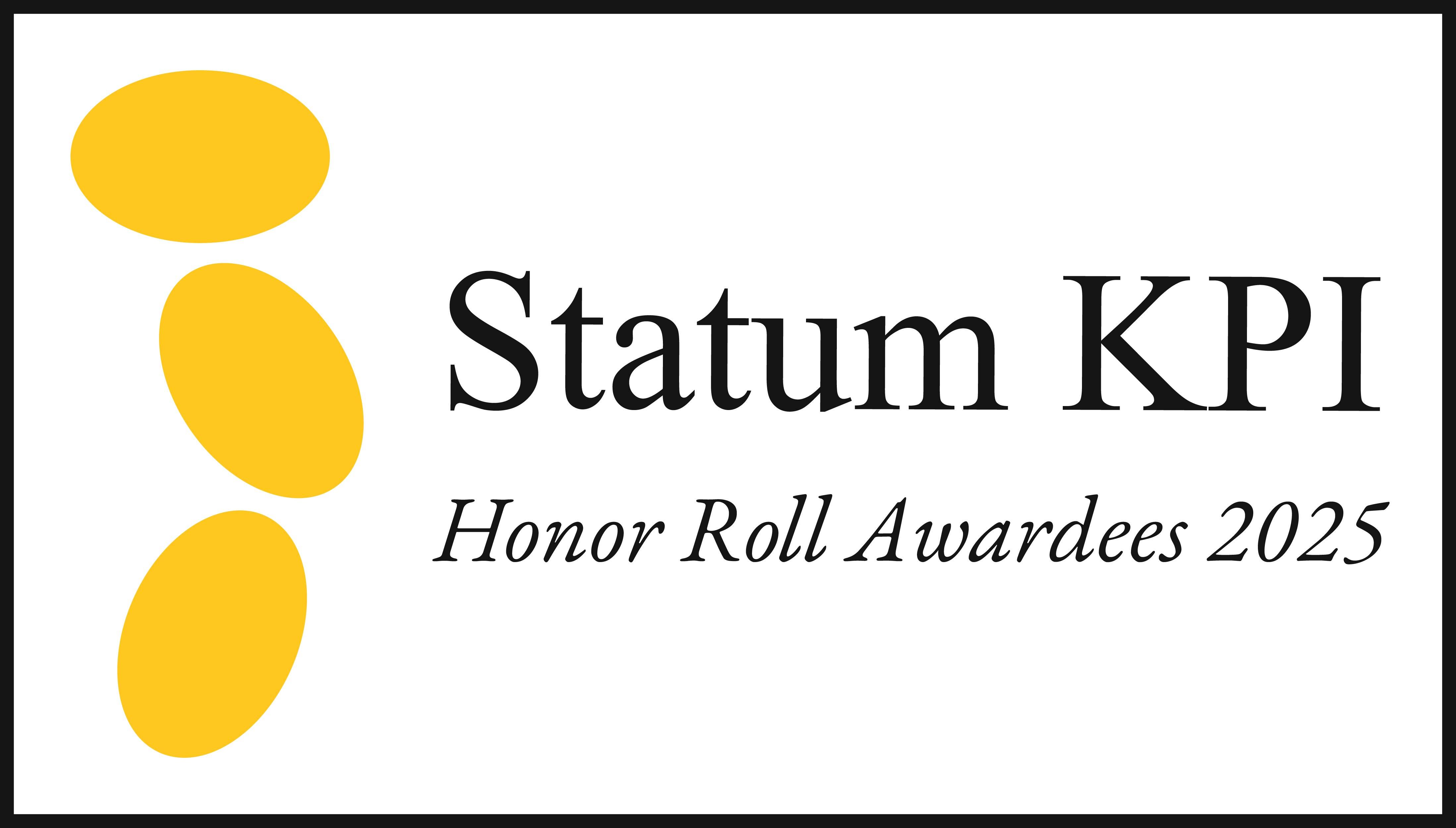 Statum KPI Honor Roll 2025 for Banks ($100M to $10B)